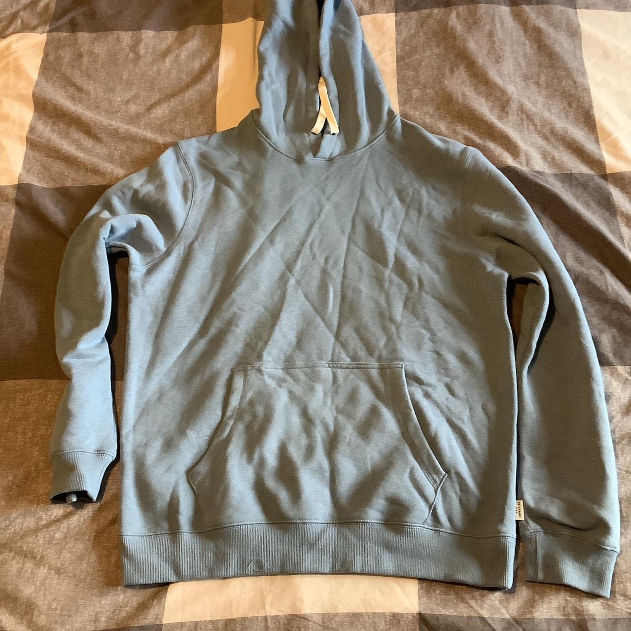 Men’s light blue hoodie size L from Matalan amazing... - Depop