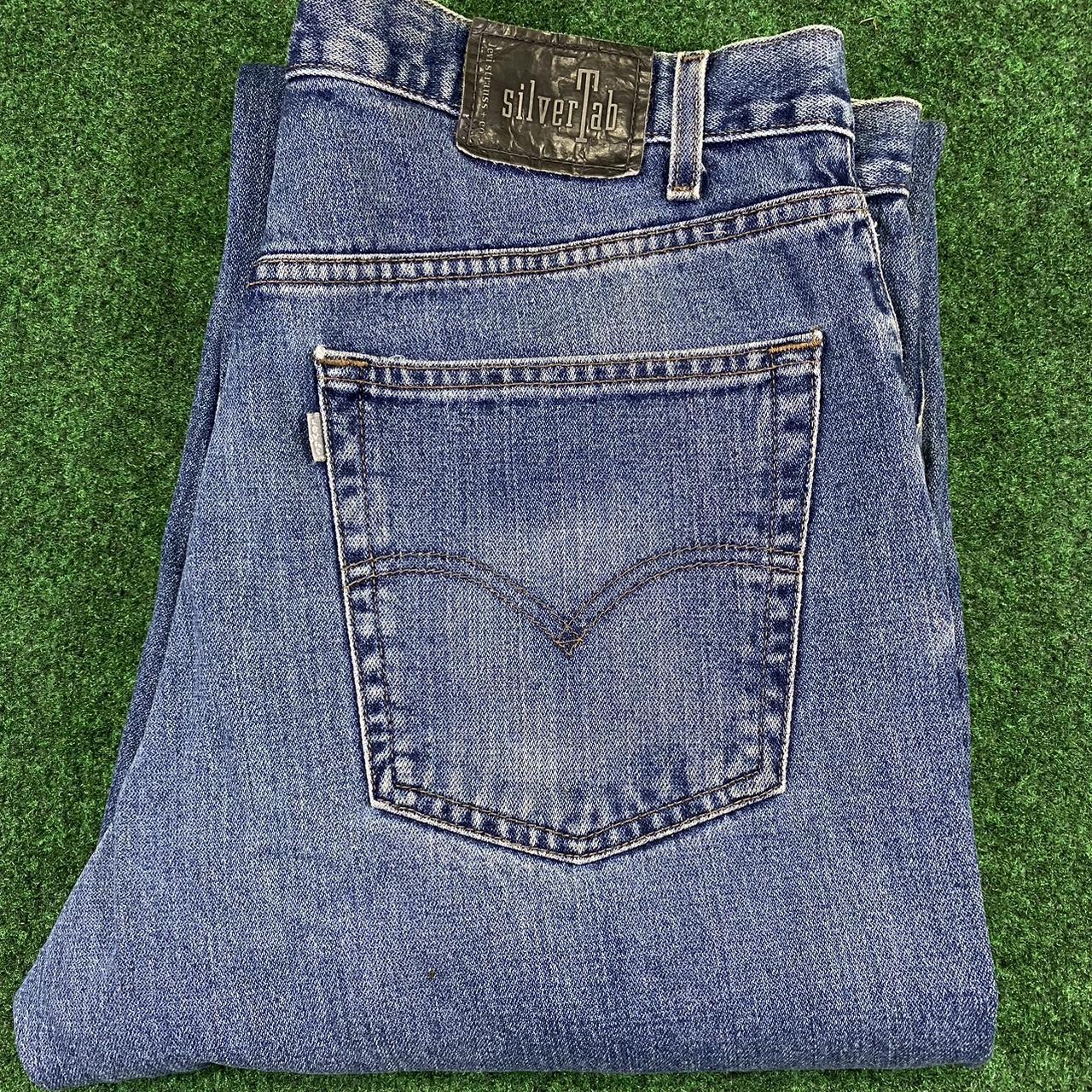Levi Silver Tab baggy style denim jeans size... - Depop