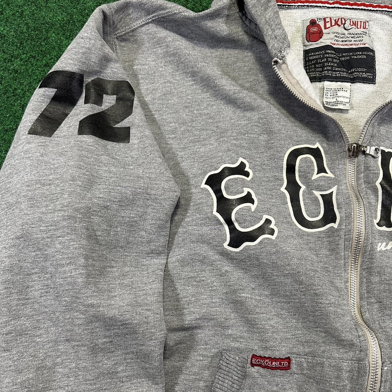 2000s Ecko unlimited zip up hoodie size... - Depop