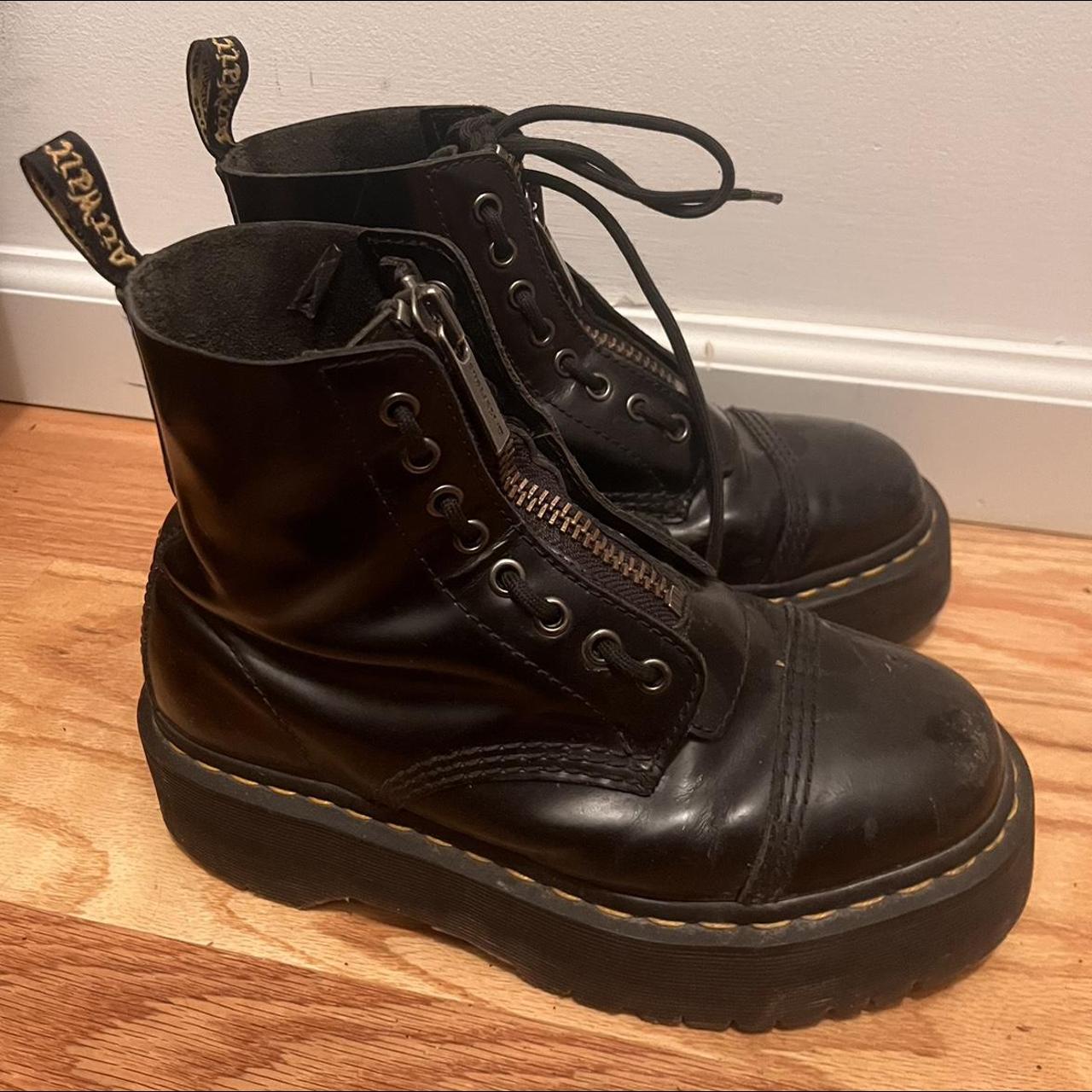 Doc Martens Sinclair platform boots size 7 / EU... - Depop