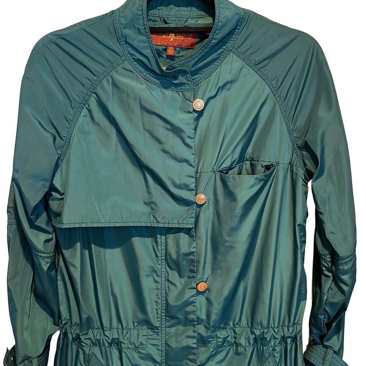 7 For All Mankind Women's Blue Jacket | Depop