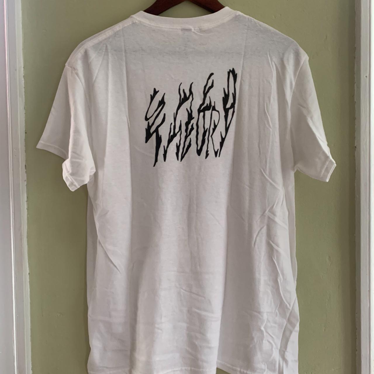 Shed Theory White shed tee with "shed theory" on the... - Depop