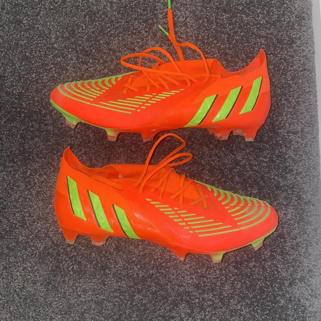 Adidas Predators, worn once size 9.5 in immaculate... - Depop