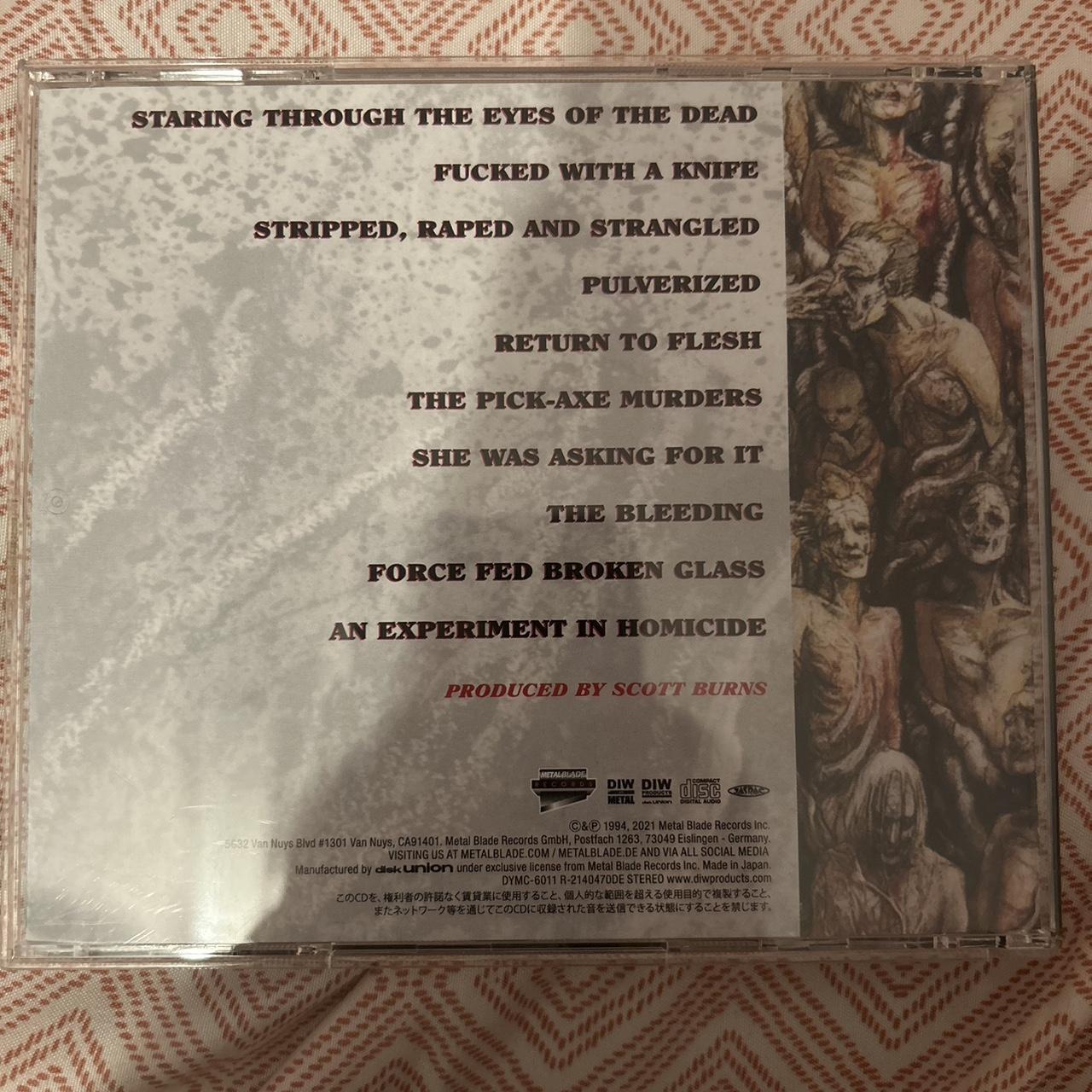 MINT condition Cannibal Corpse “The Bleeding” CD... - Depop