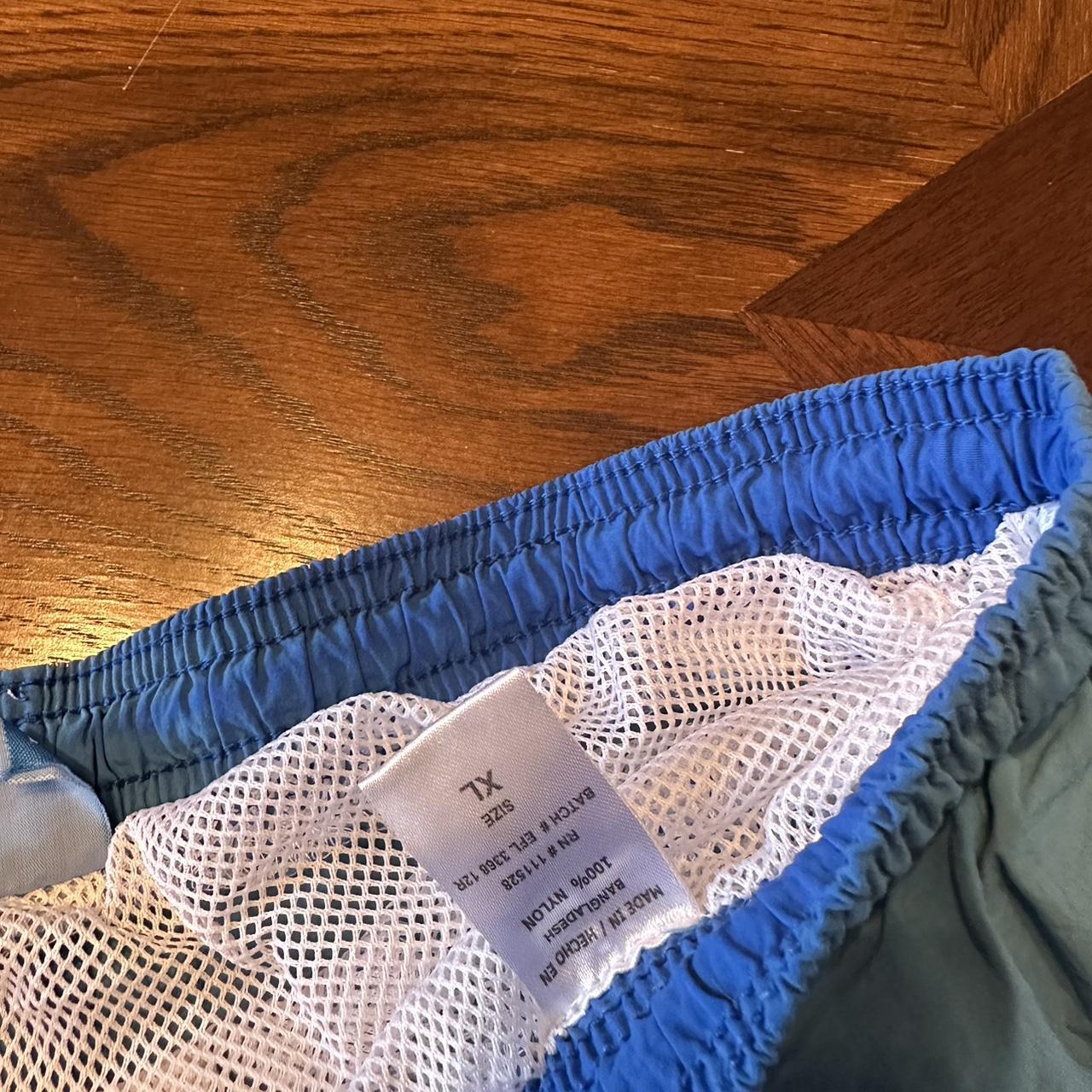 Vintage 80’s surf style swim shorts Xl - Depop