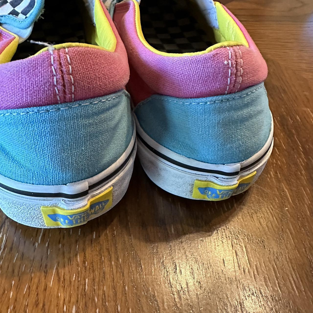 Vans Crazy Classic Check & CMYK Skate Shoes Men’s... - Depop