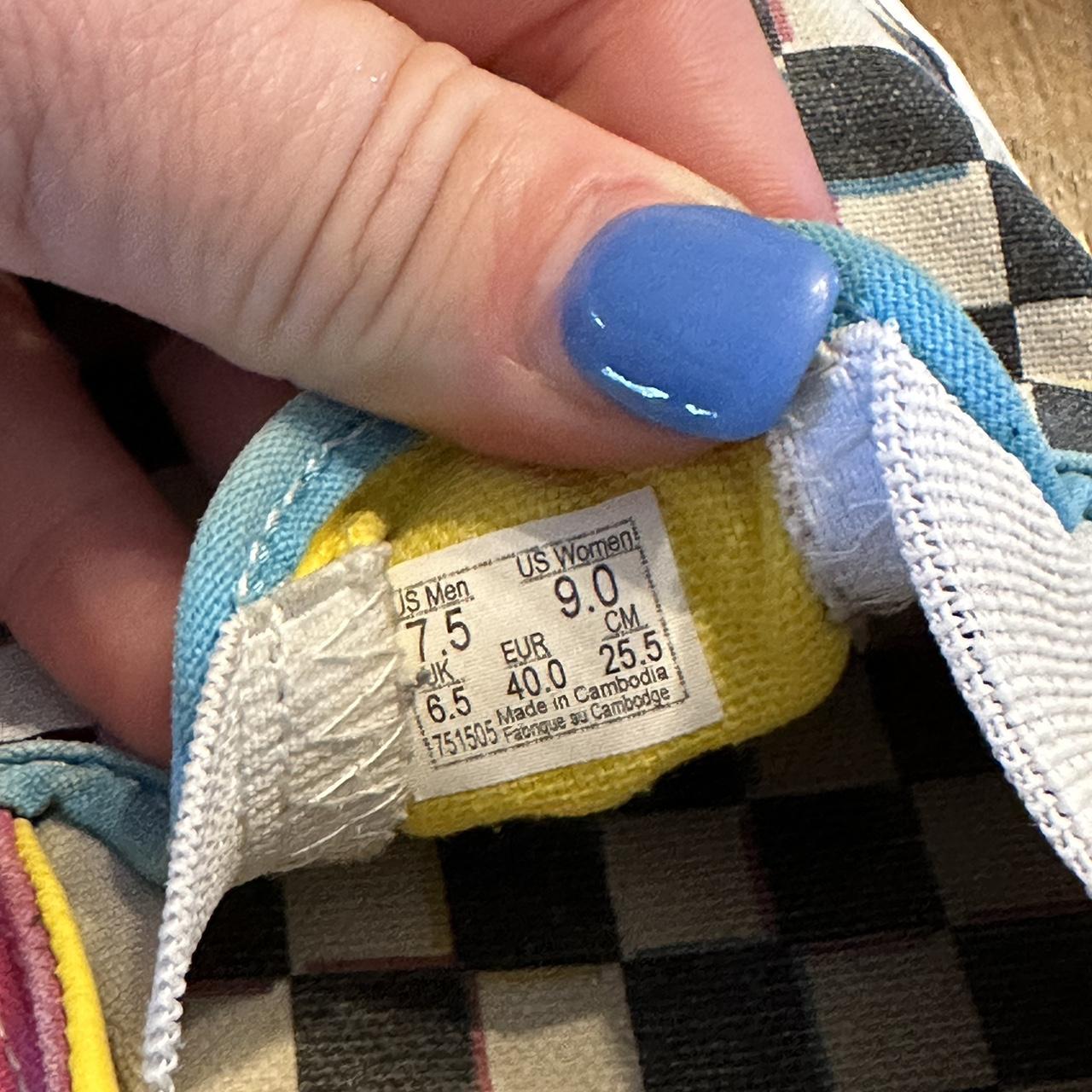 Vans Crazy Classic Check & CMYK Skate Shoes Men’s... - Depop