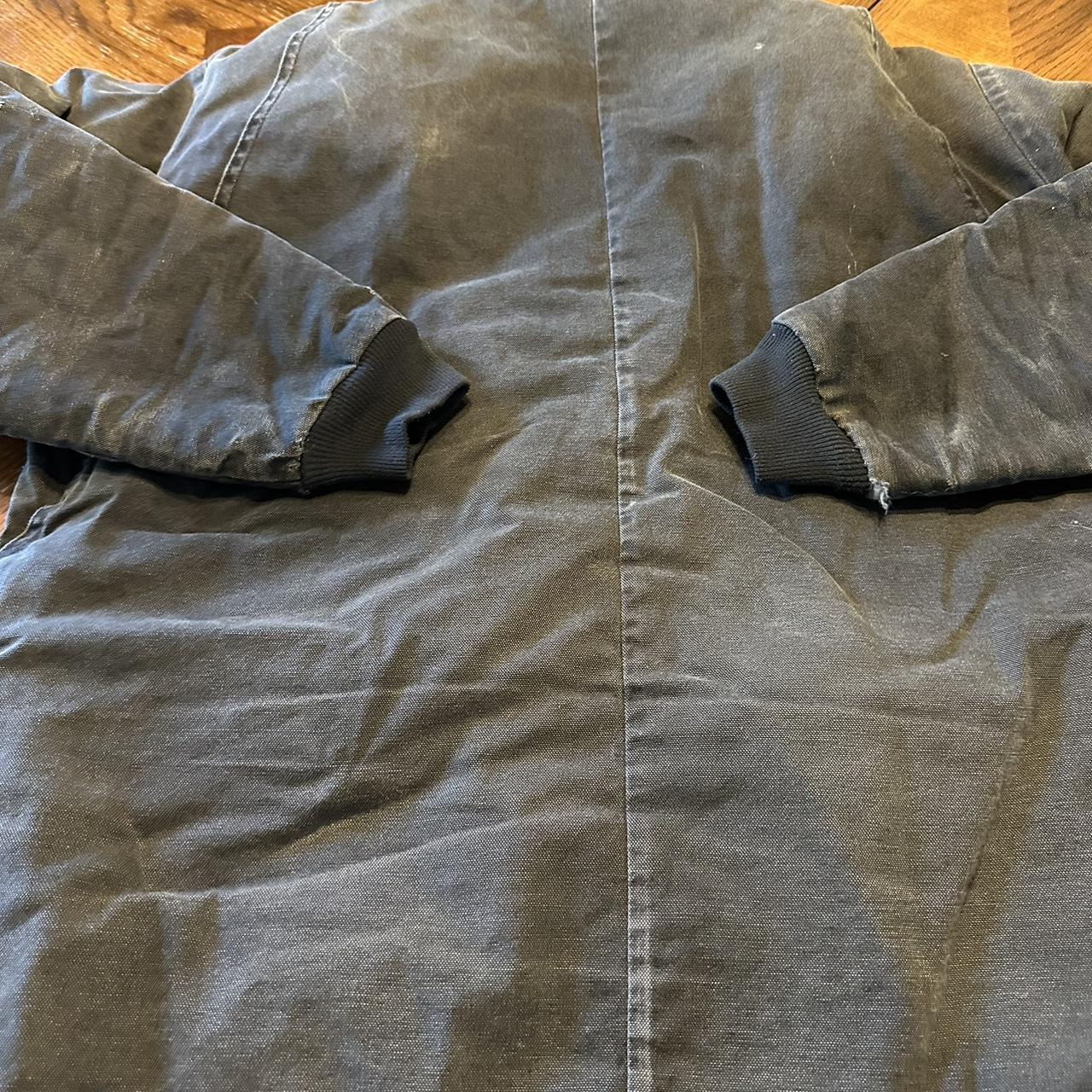 Vintage distressed chore coat “carhartt style” work... - Depop