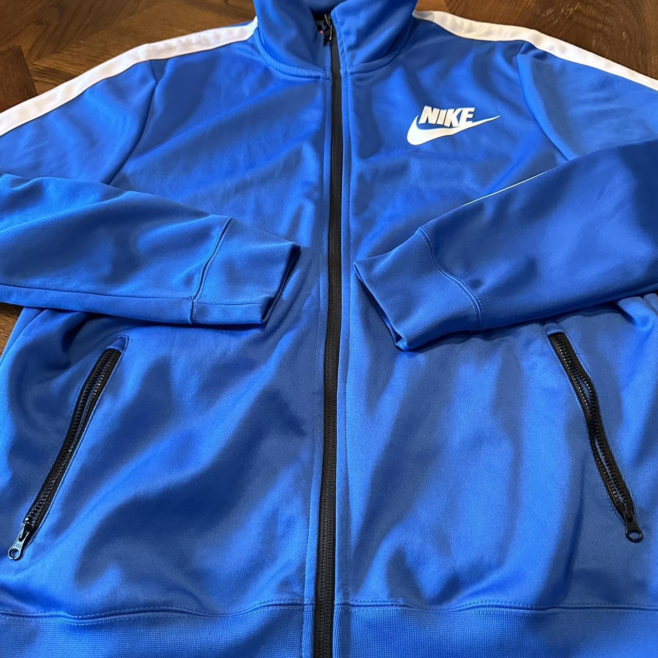 Retro Nike 'Tribute' Zip Up Track Jacket - Depop
