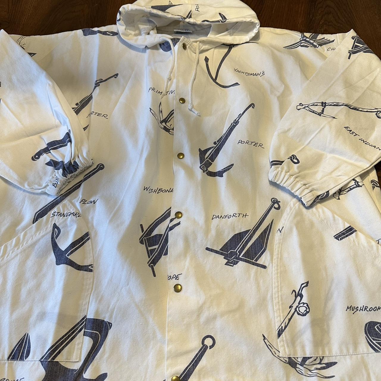 Vintage Michigan Rag Co. AOP boating oversize... - Depop
