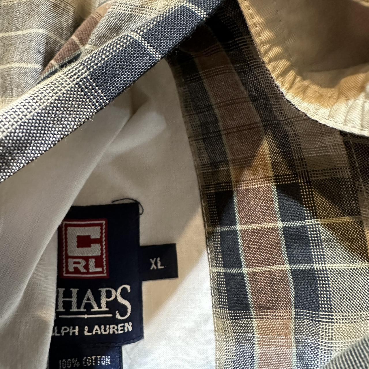 Vintage Chaps Ralph Lauren reversible jacket Xl Used... - Depop