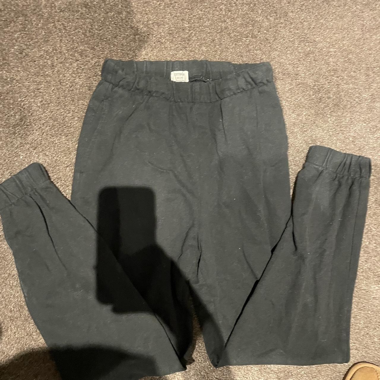 cotton on black trackies size xs - Depop