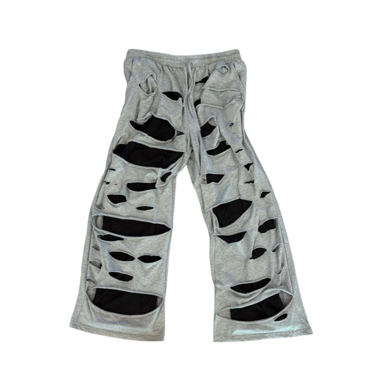 Baggy wide leg double layer sweats Great condition... - Depop