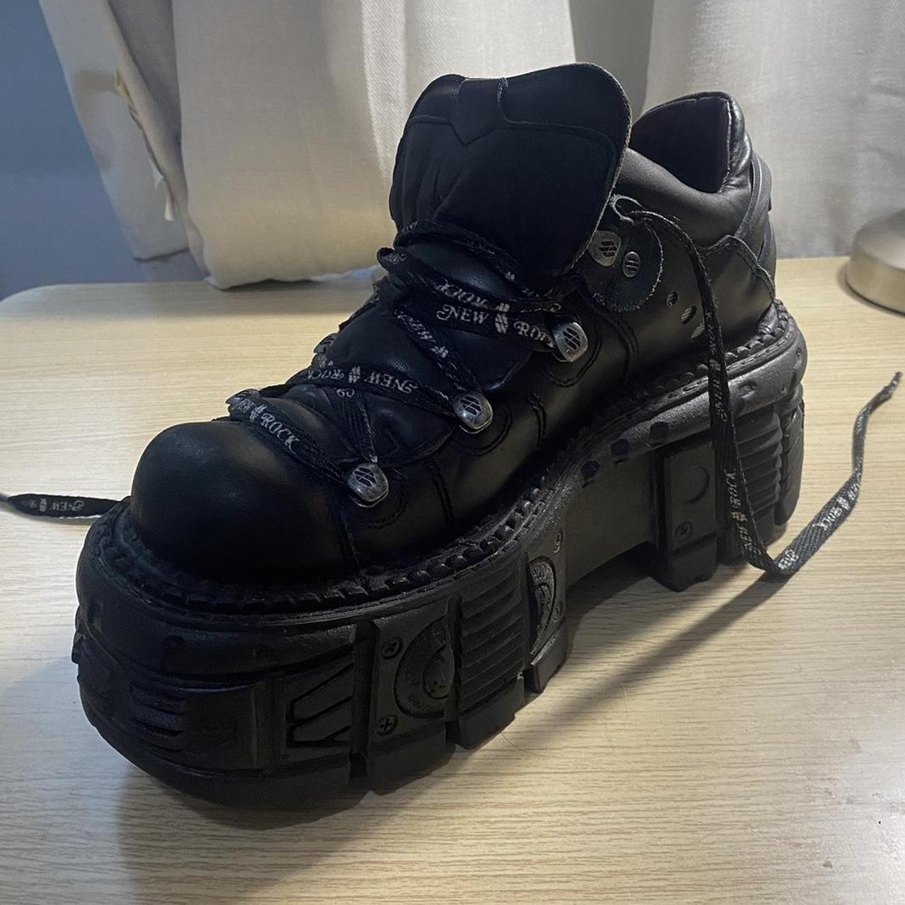 New Rock platform shoes sz 40 (U.S. 9) only flaws... - Depop