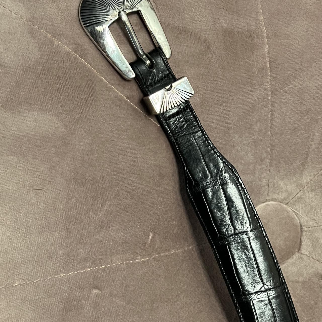 Onyx by Brighton leather belt - Depop