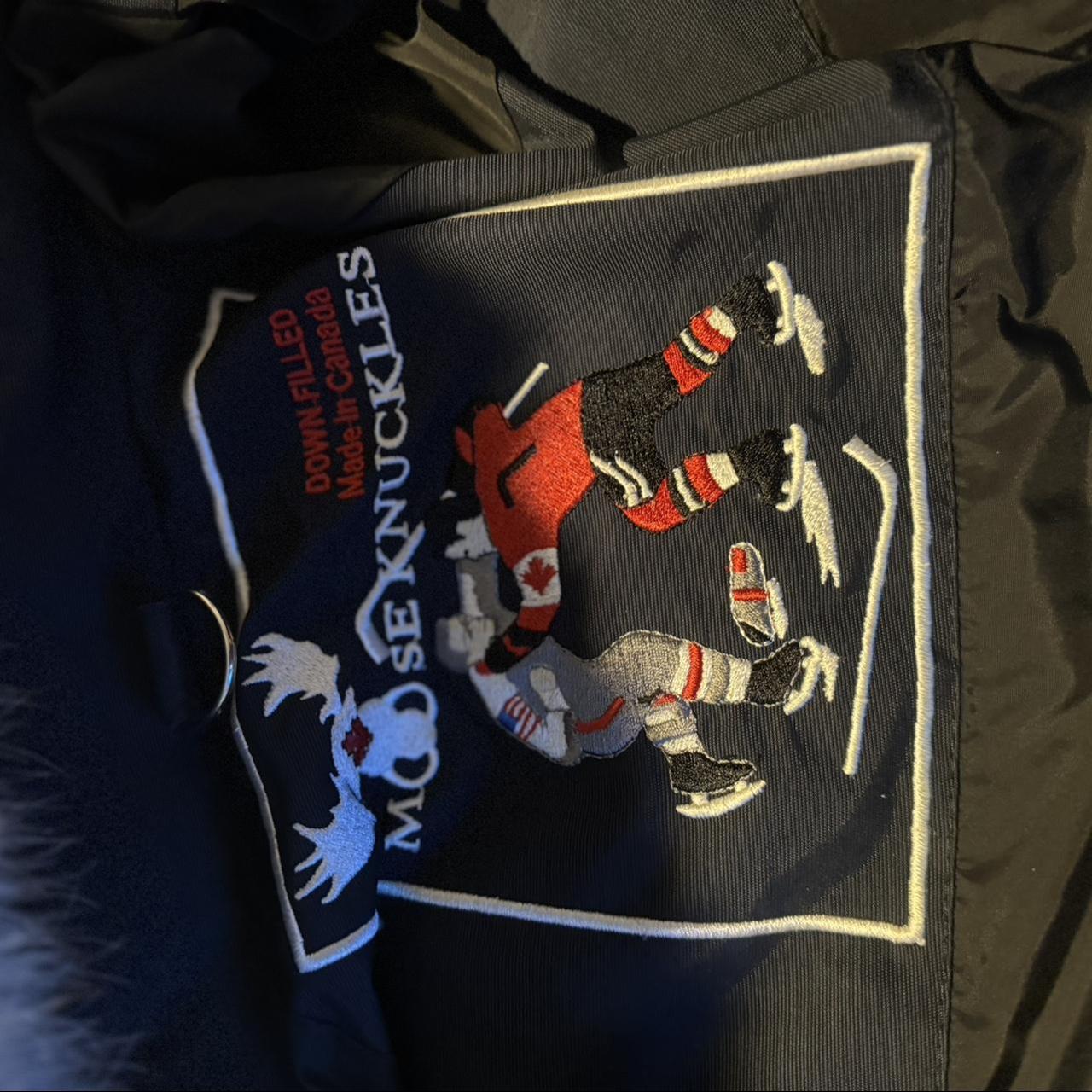 Navy moose knuckles Good condition no marks or... - Depop