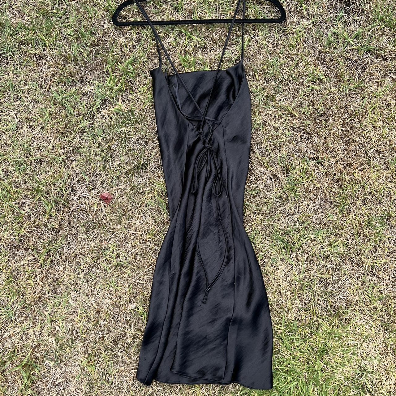 Asos LBD (little black dress) black cami middie slip... - Depop