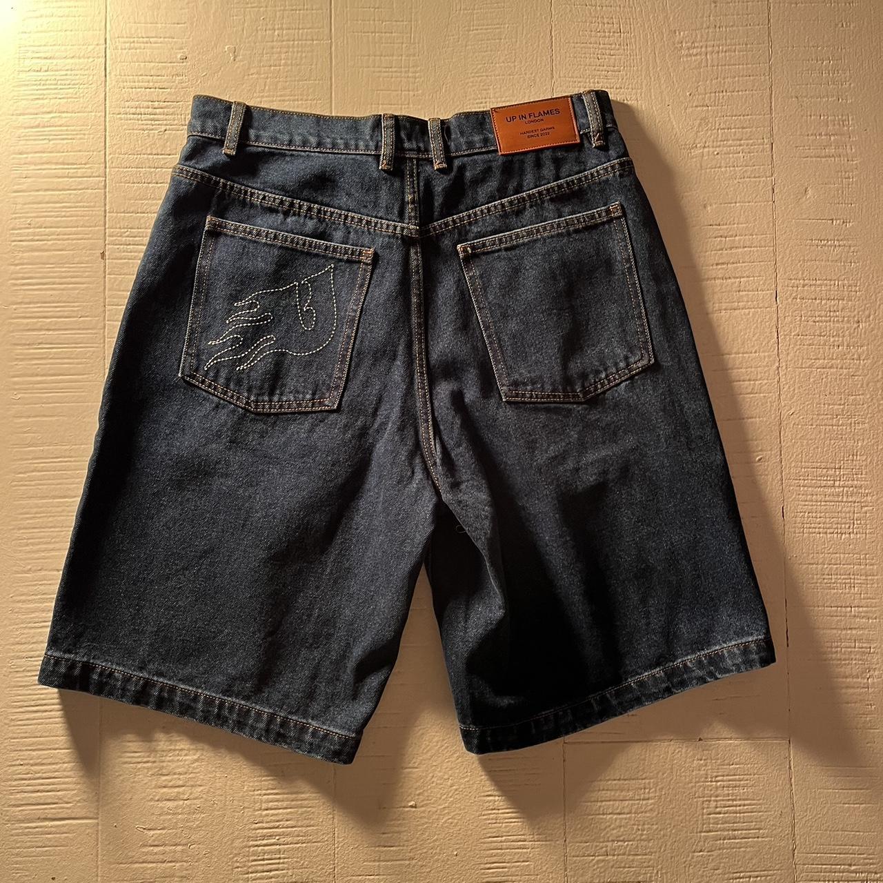 Up In Flames OG jorts first ever drop Size -... - Depop
