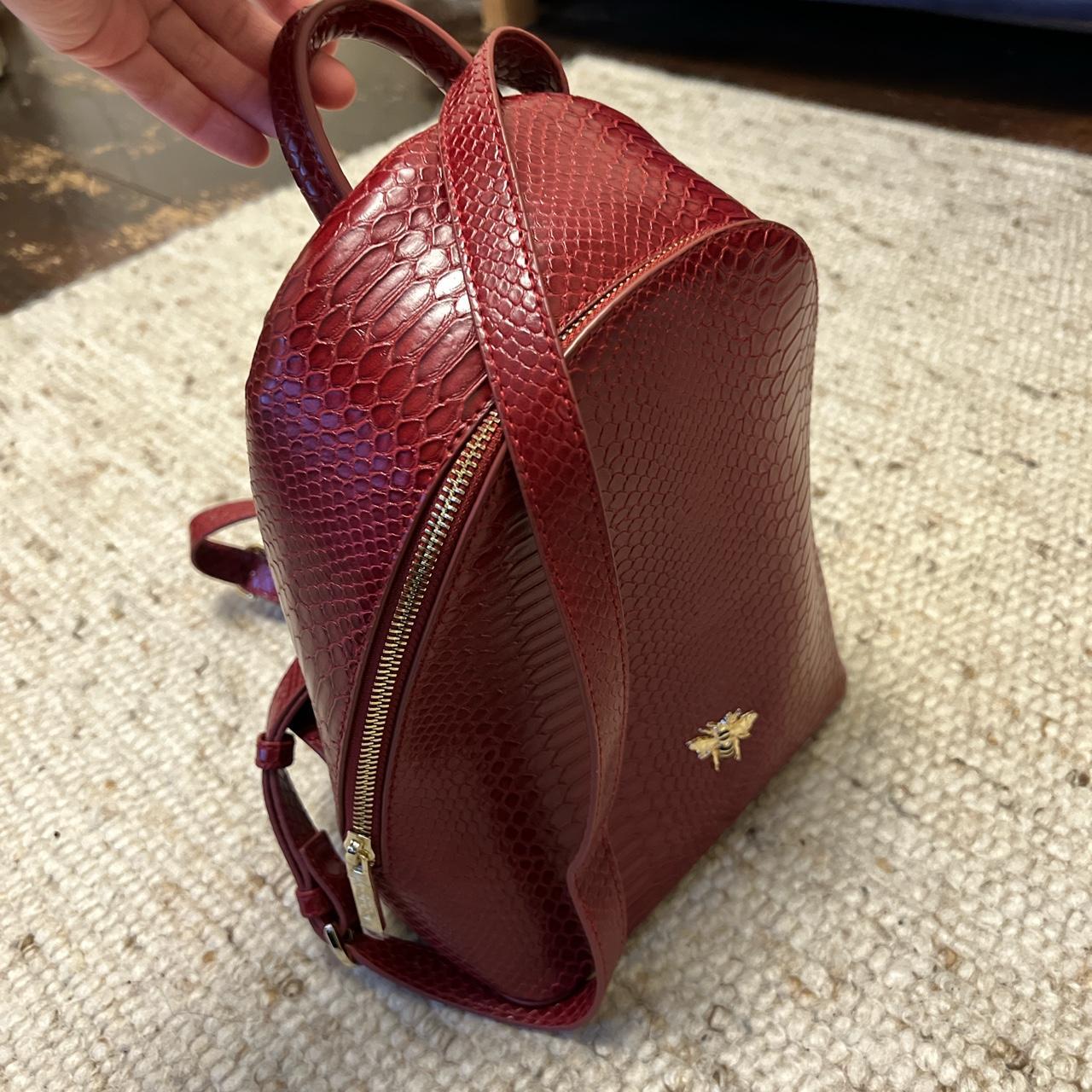 Alice Wheeler backpack. RRP £44.99 Luxury red croc... - Depop