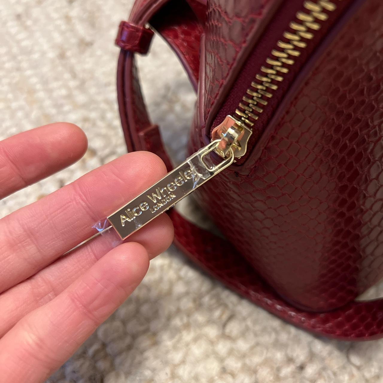 Alice Wheeler backpack. RRP £44.99 Luxury red croc... - Depop