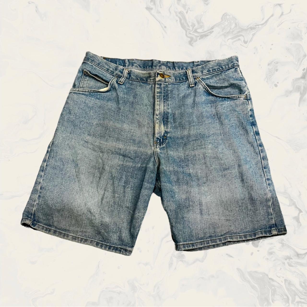 Wrangler Jean Shorts 📏 Size: 40 🔥 In good... - Depop