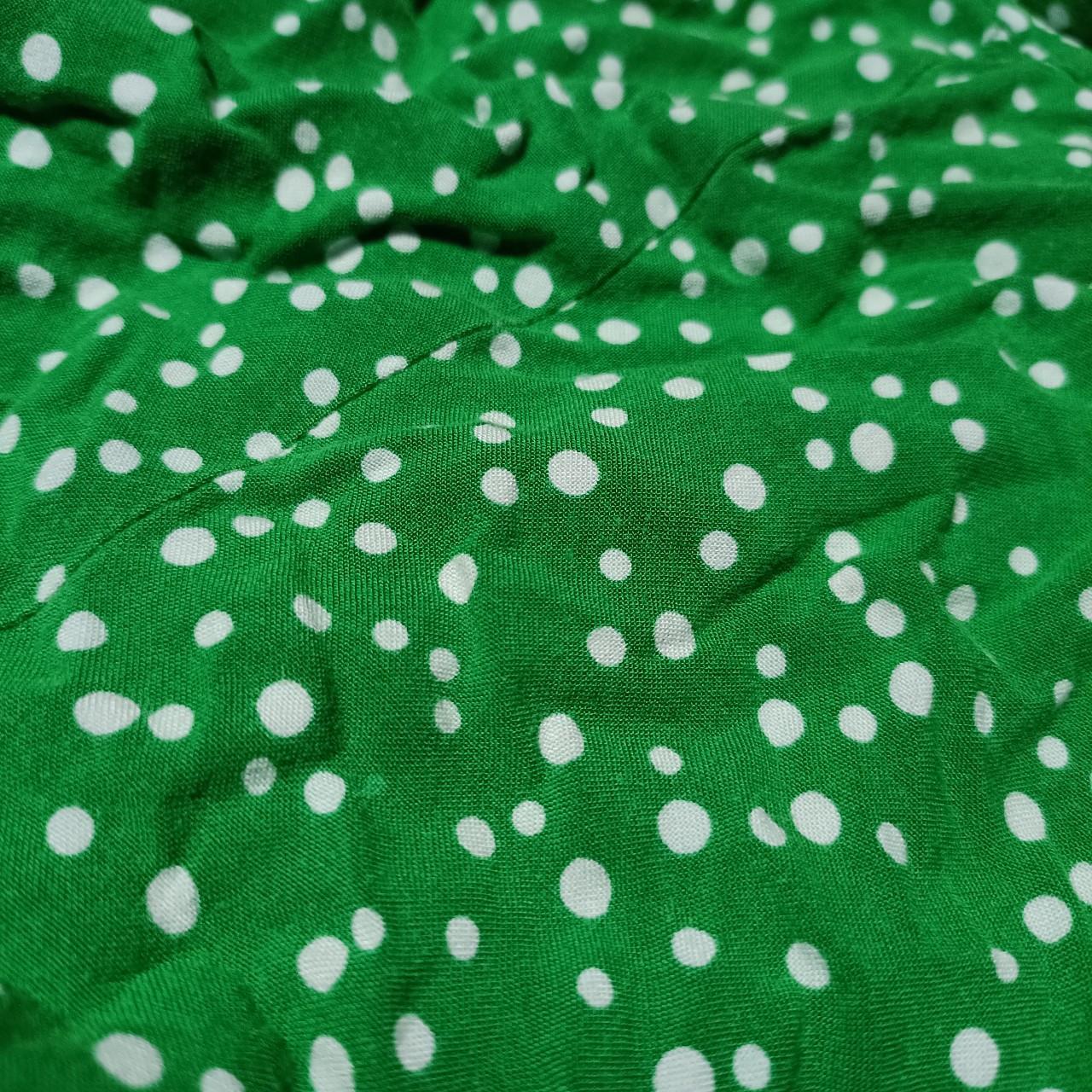 Vivid green spotted shorts perfect for the beach and... - Depop