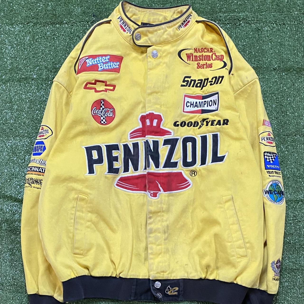 Vintage 90’s Pennzoil Embroidered Nascar Patch... - Depop