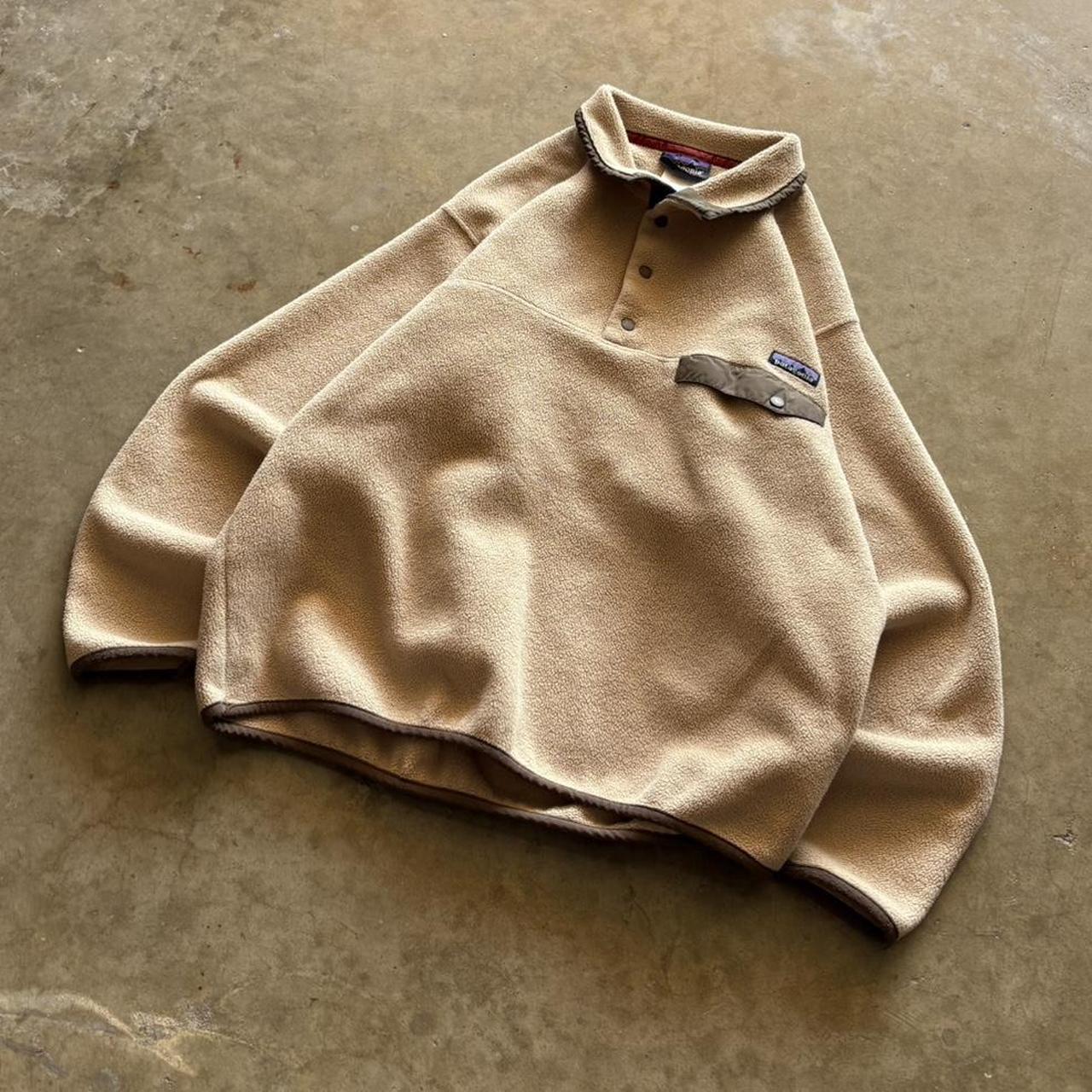 Vintage 90’s Rare Two Tone Patagonia Synchilla... | Depop