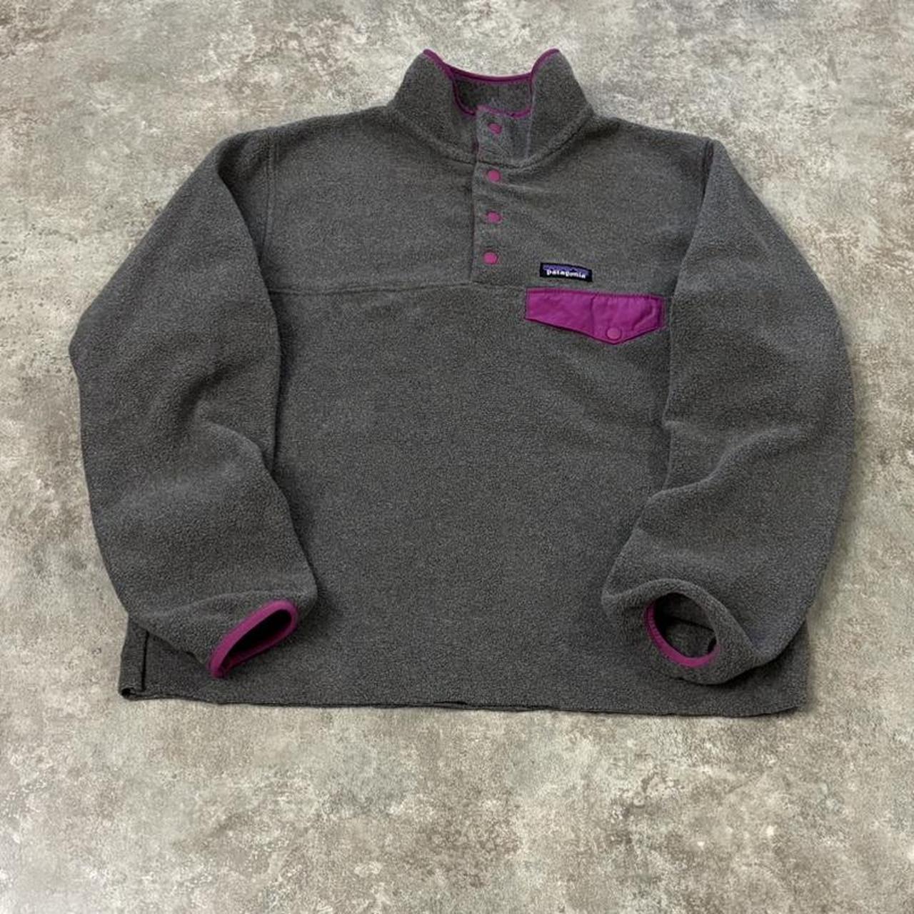 Vintage 90’s Sick Patagonia Two Tone Synchilla... | Depop