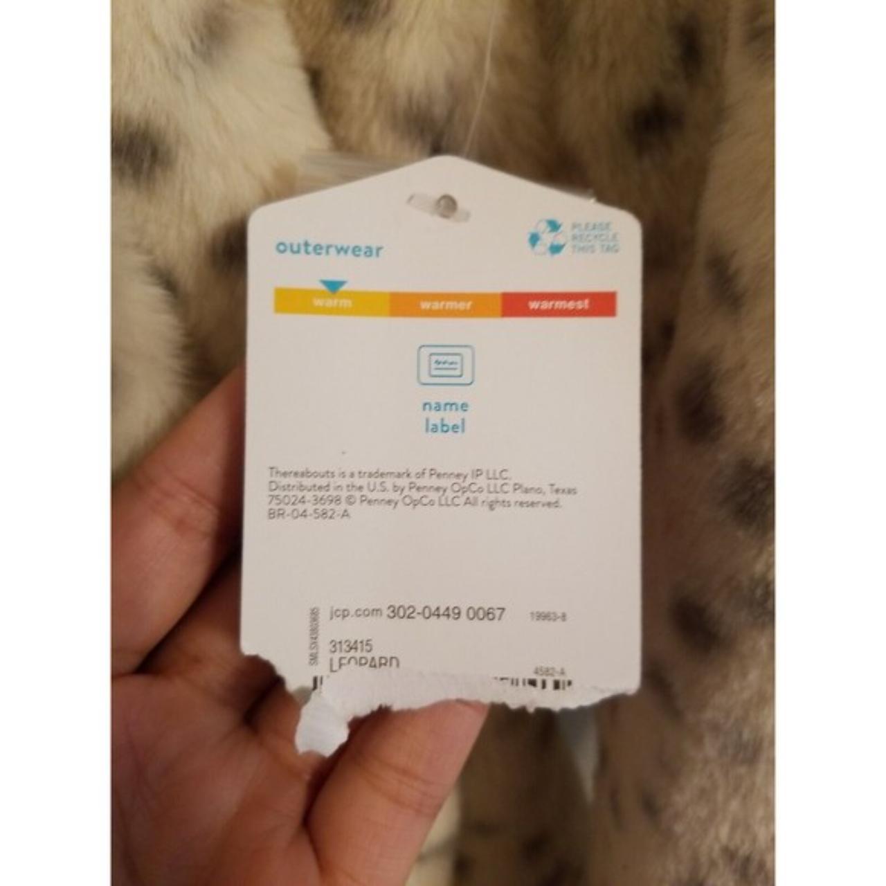 Thereabouts Junior Size XL Leopard Print Hooded Faux... - Depop