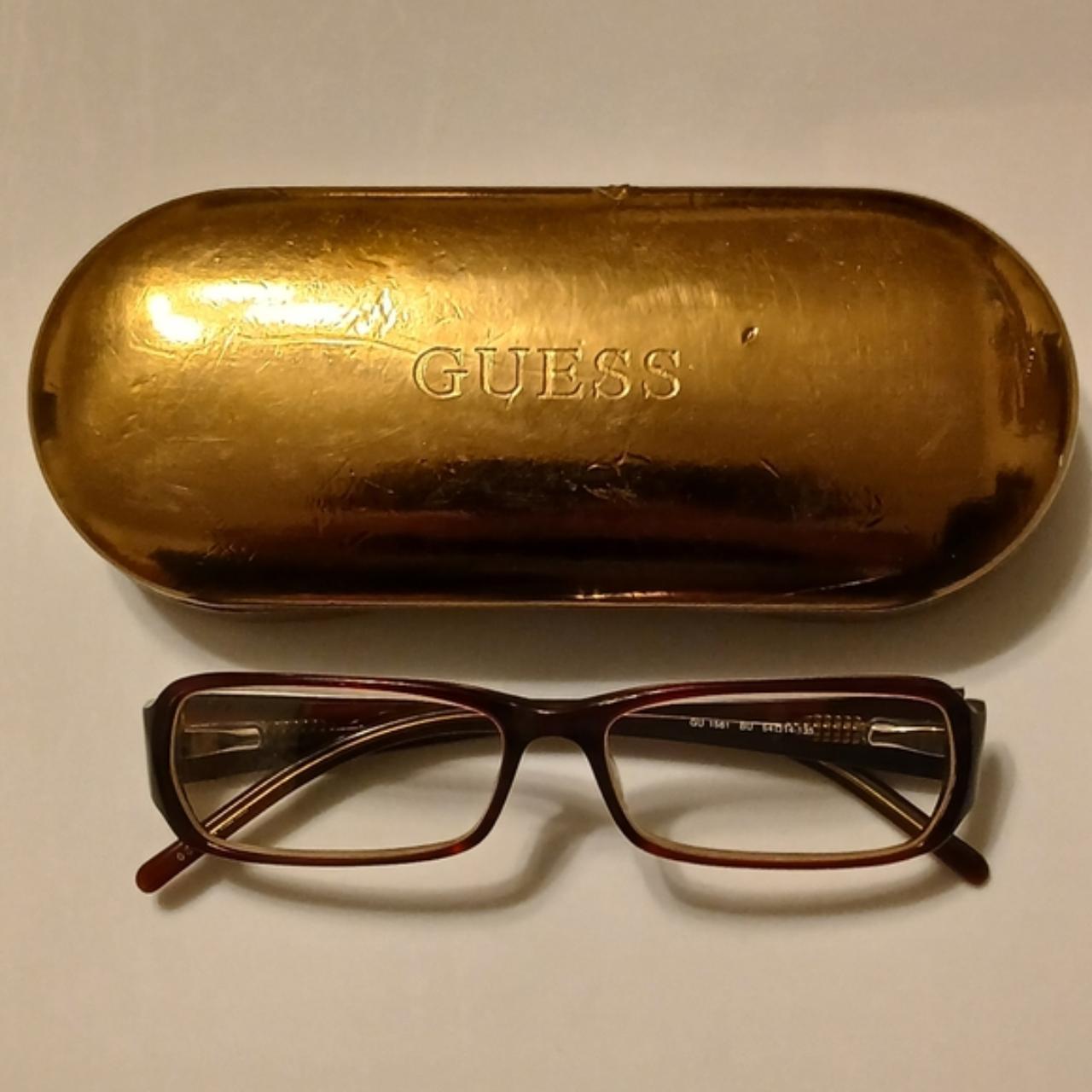 Guess GU 1561 BU Burgundy Eyeglasses Frames... - Depop