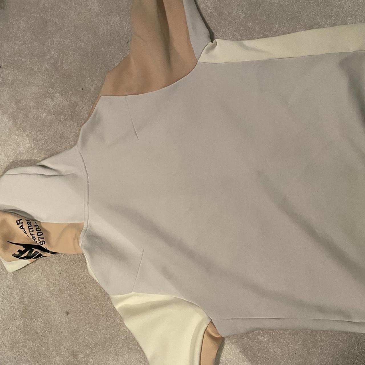 Cream Nike tech fleece; Size XL; Hardly... - Depop