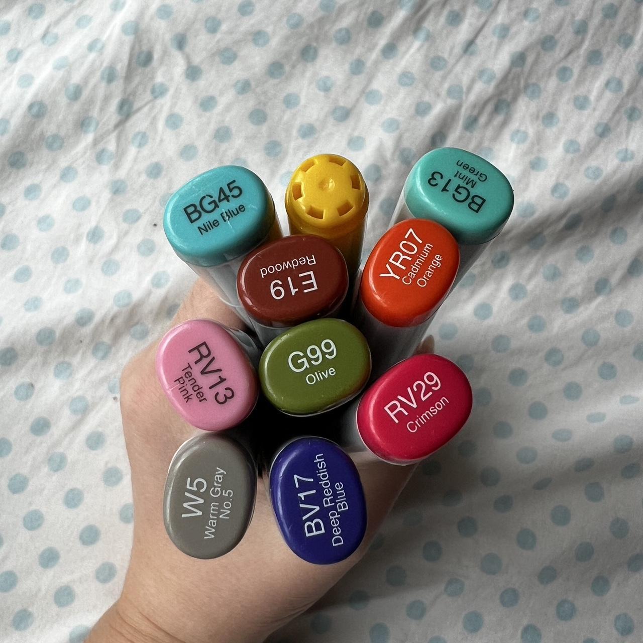 assorted copic sketch/copic ciao markers two... - Depop