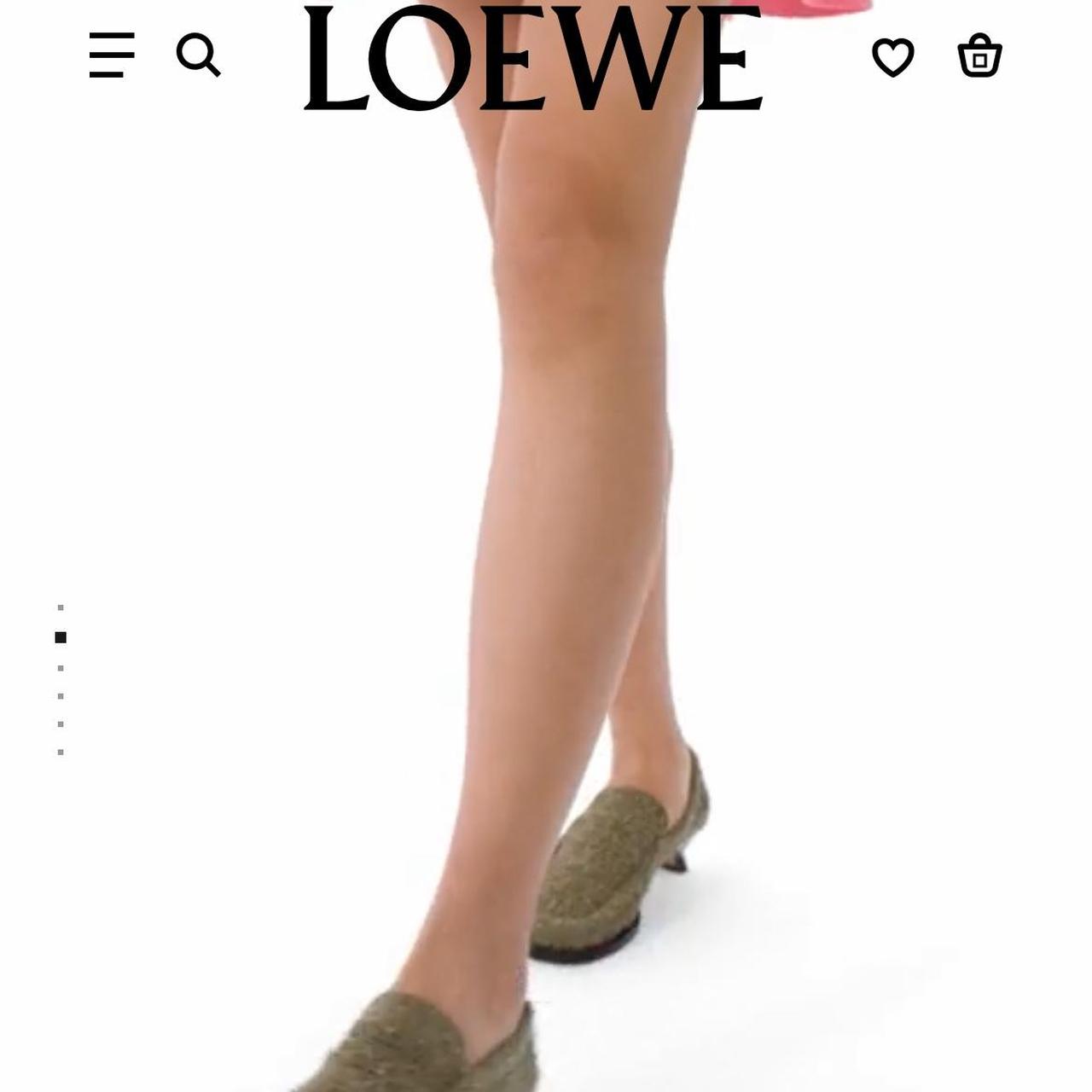 Loewe Campo Loafer in brushed suede khaki colorway... | Depop