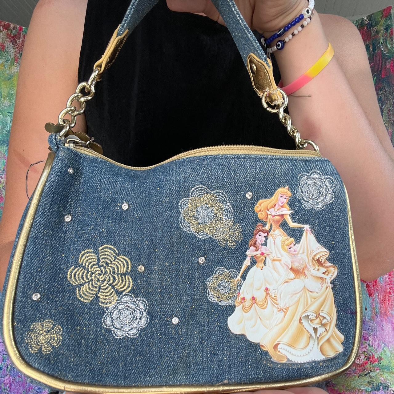 Disney Princess Mini Denim Purse ♡ Cinderella,... - Depop