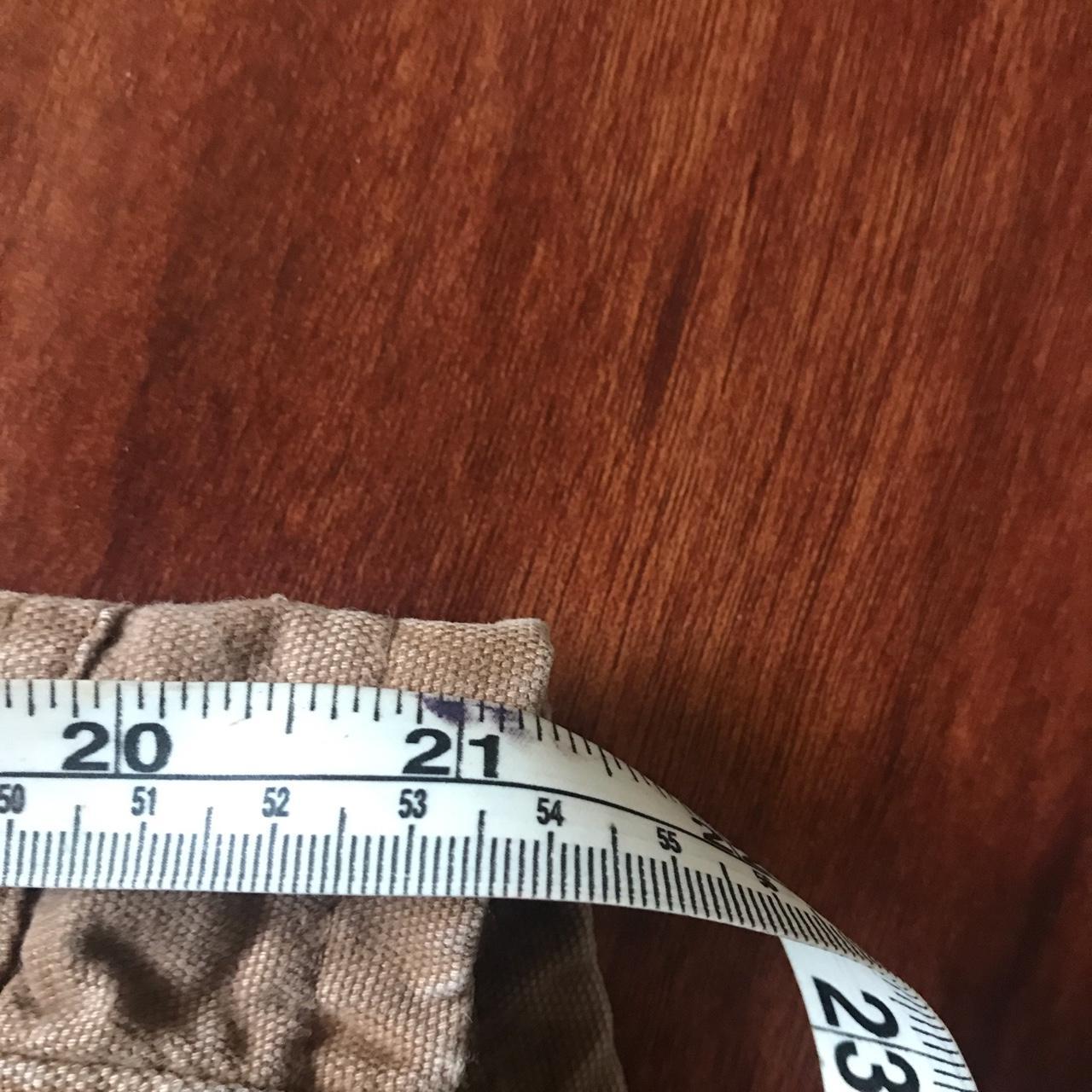 Brown Carhartt jorts 21 inches long 33 waist good... - Depop