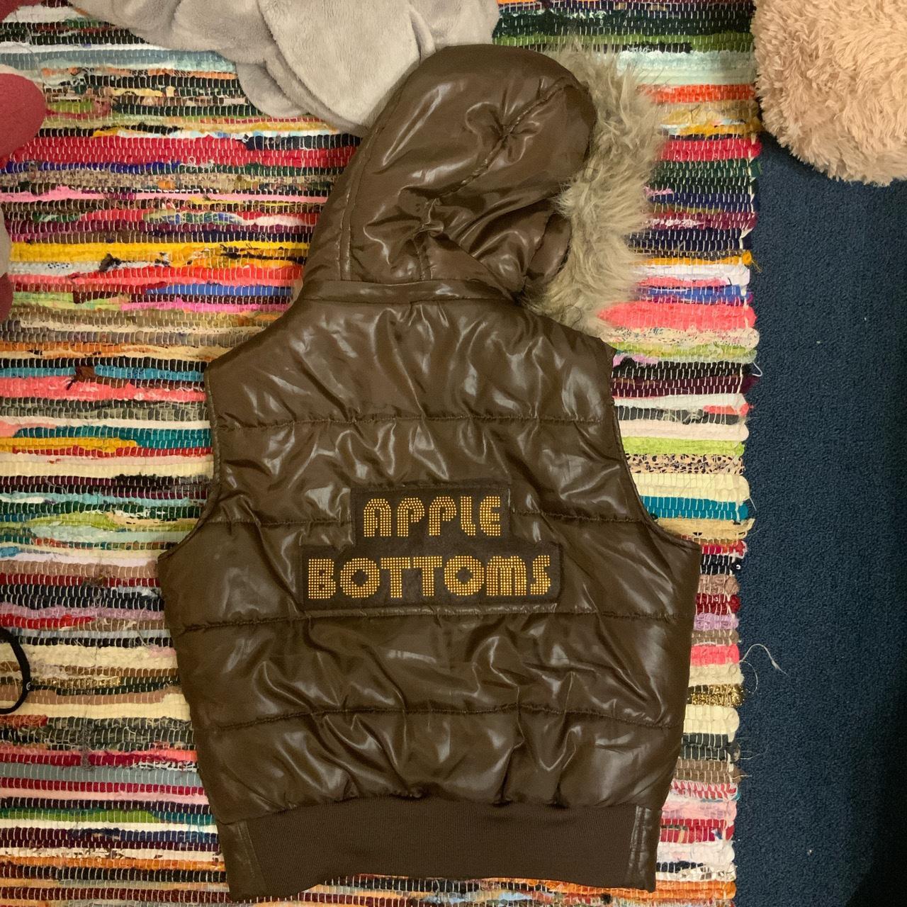 - Apple Bottoms Puffer Vest W/ Fur - Got from a... - Depop