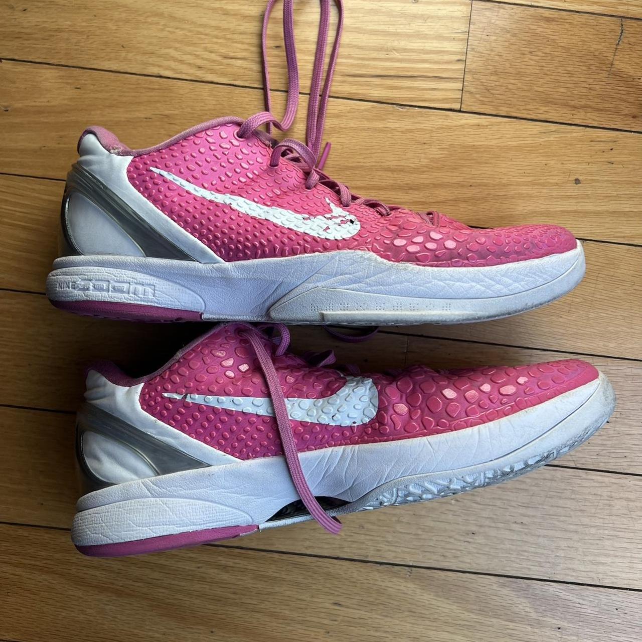 kobe 6 think pink size 12 - Depop