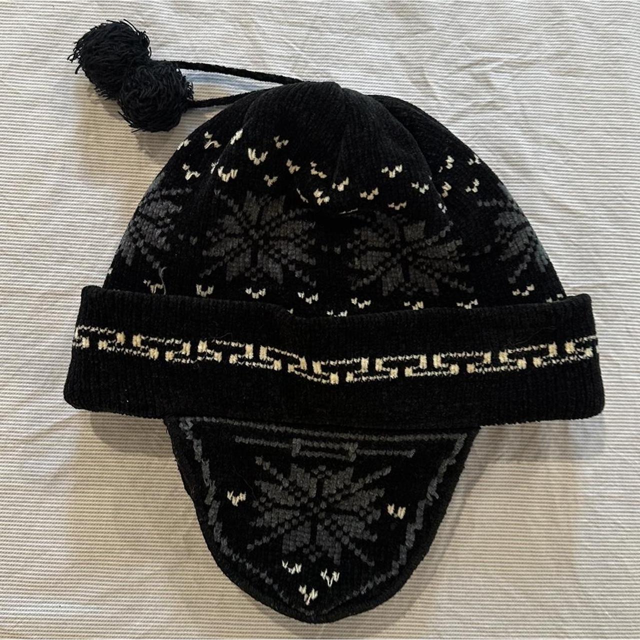 Norwegian Style hat Ear flaps and pom-poms - Depop