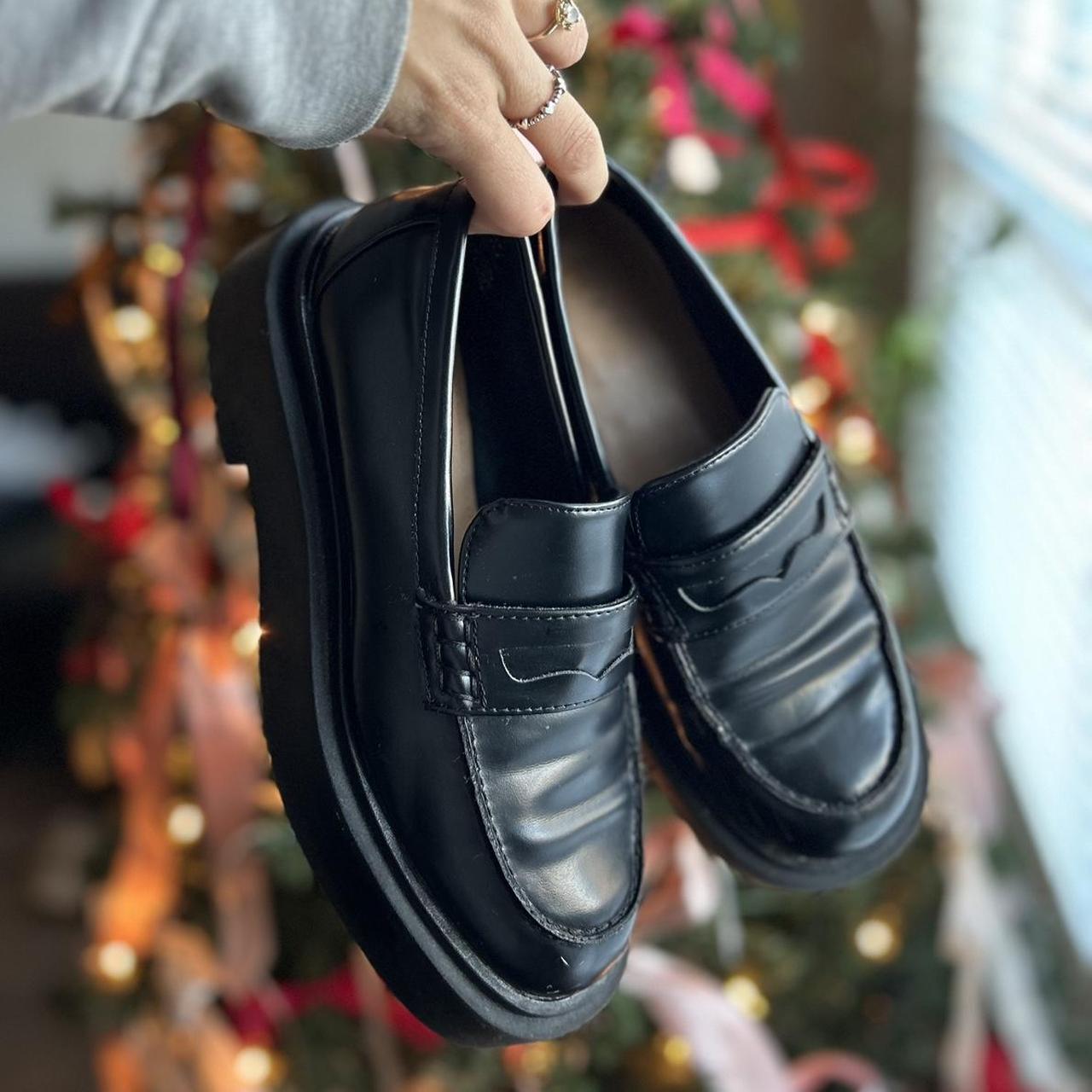 h&m loafers i love these!! theyre so comfy and have... - Depop