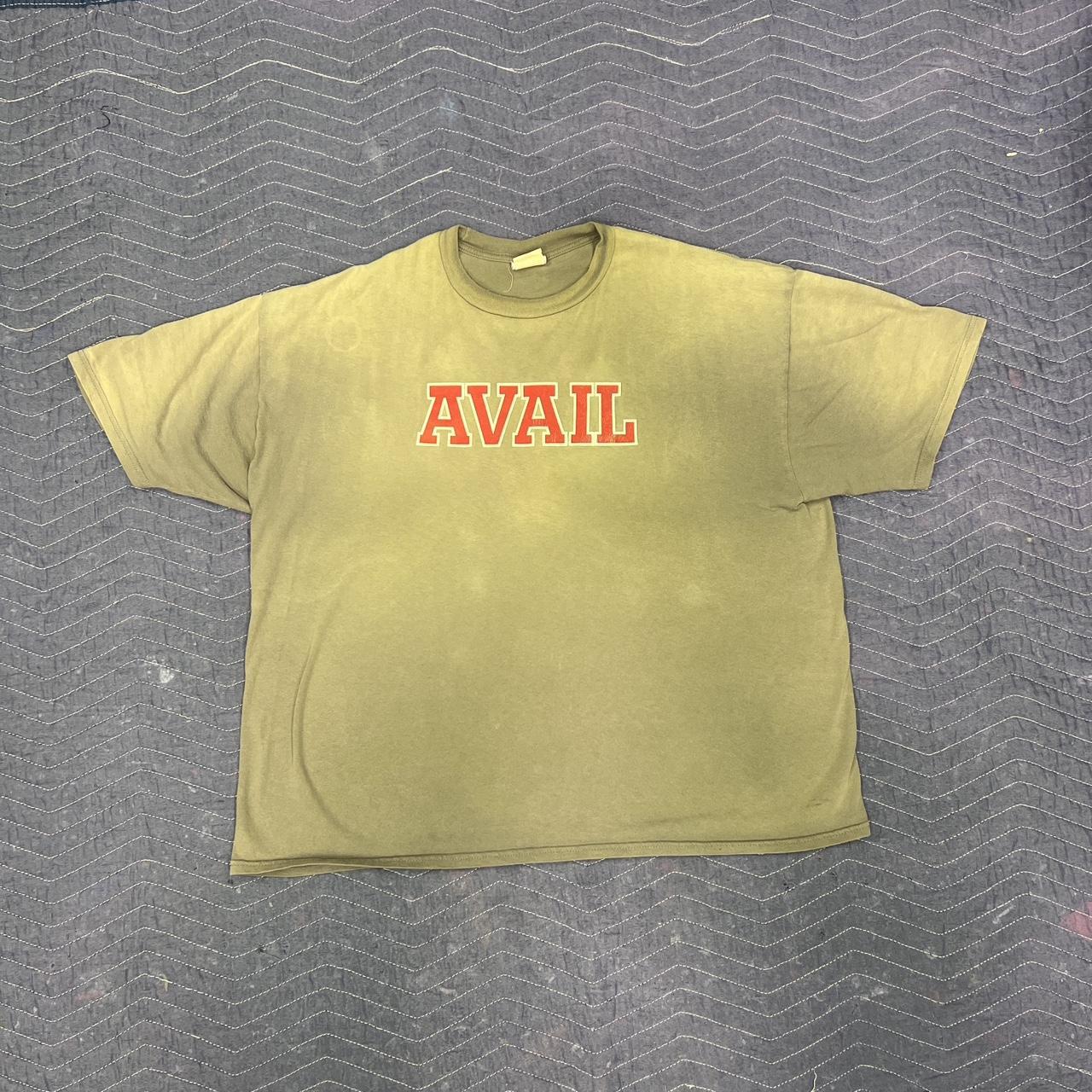 Avail band t-shirt Vintage Gray with fading all... - Depop