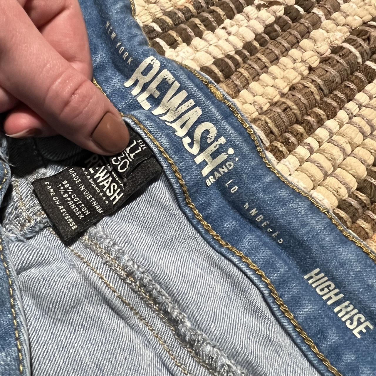 Rewash Women's Blue Shorts | Depop