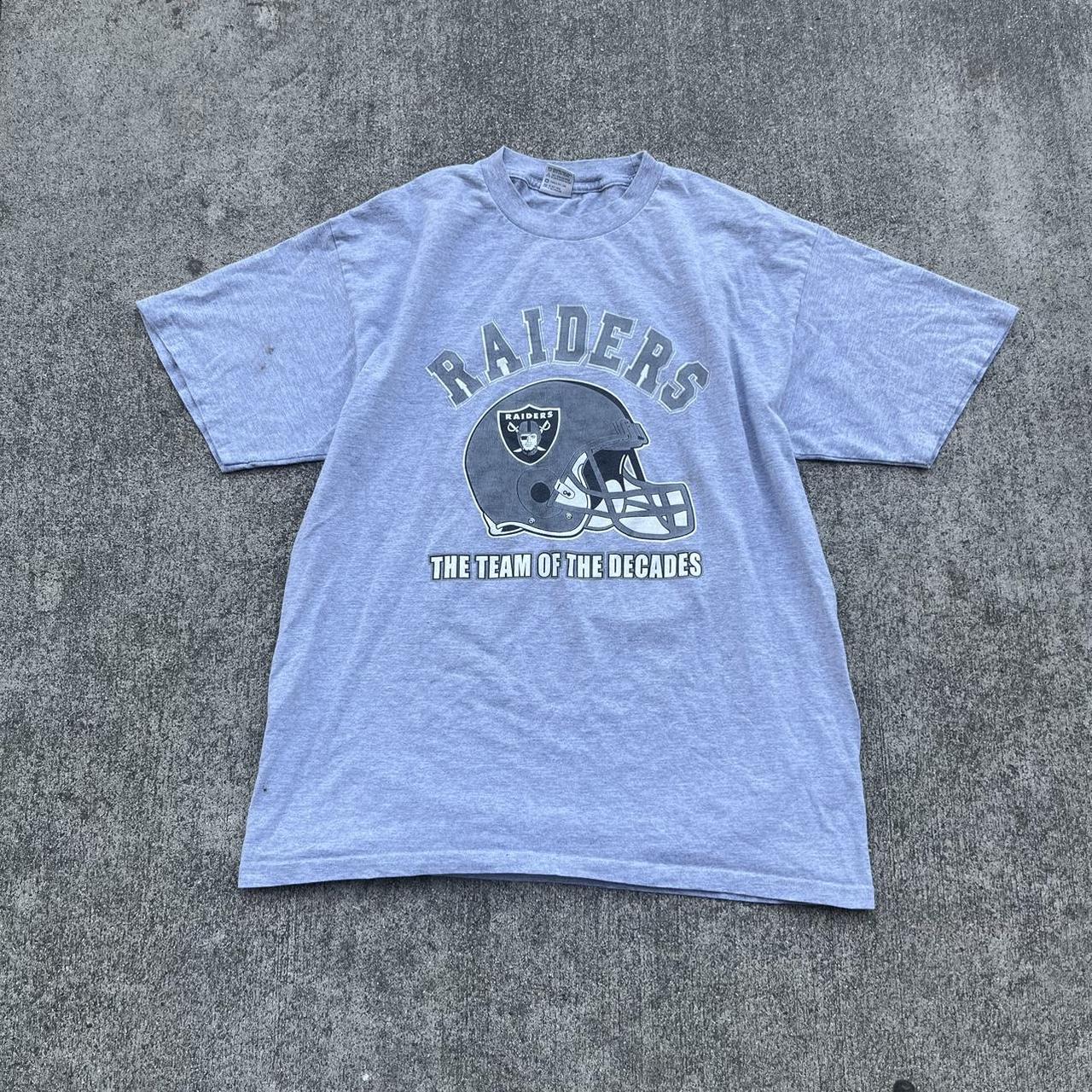 Vintage 90s Raiders The Team Of Decades TND T... - Depop