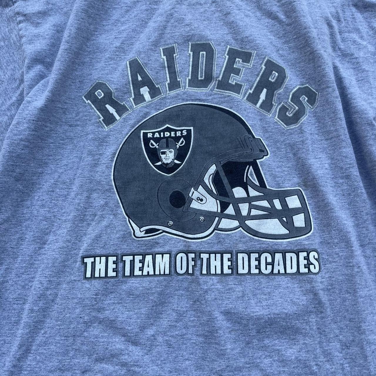 Vintage 90s Raiders The Team Of Decades TND T... - Depop