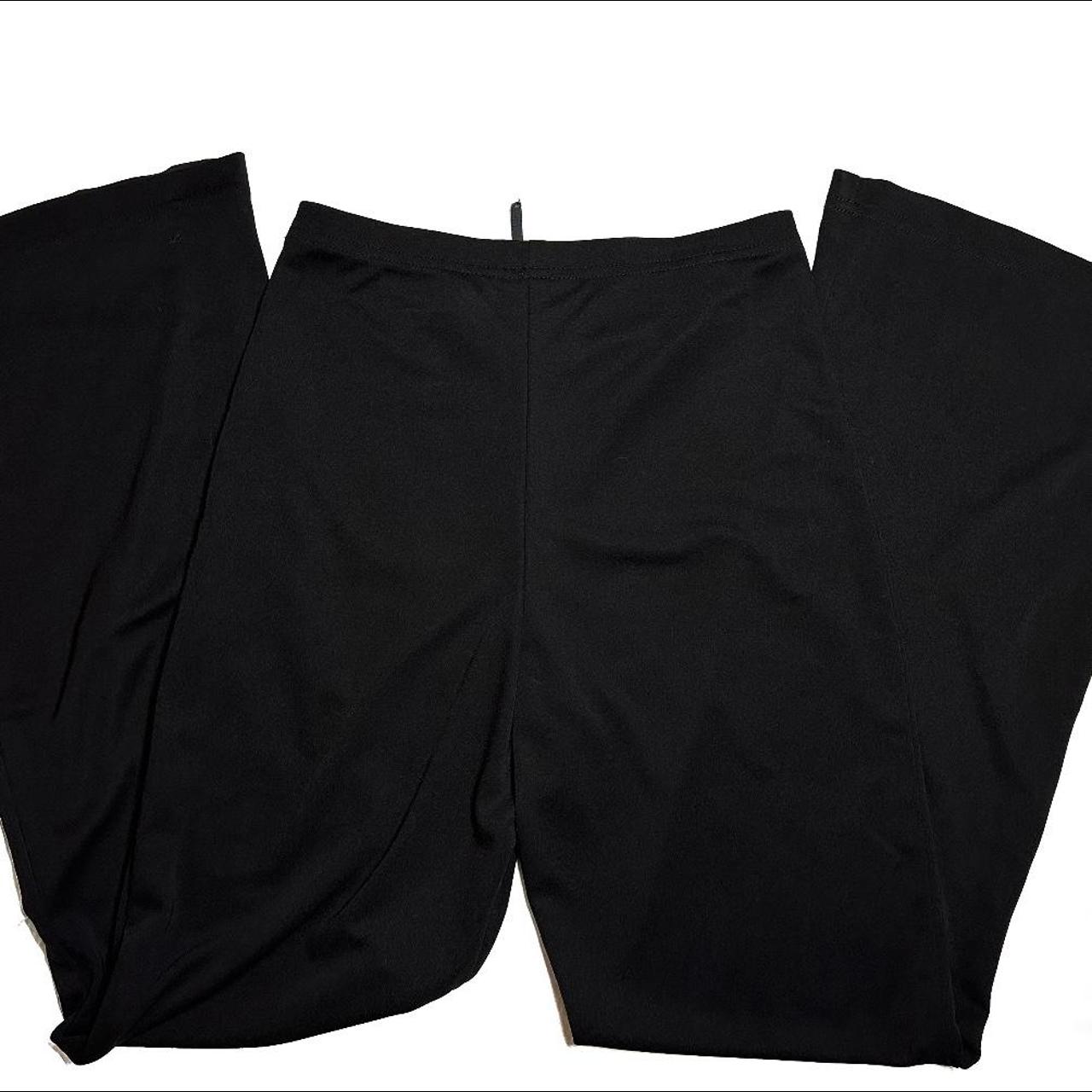 Connected black flare pants size small They’re... - Depop