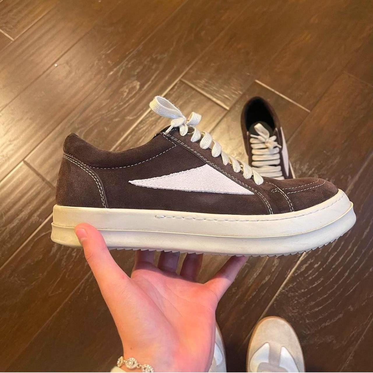 Rick Owen Vans Brown Suede Size 9.5 Worn a couple... | Depop