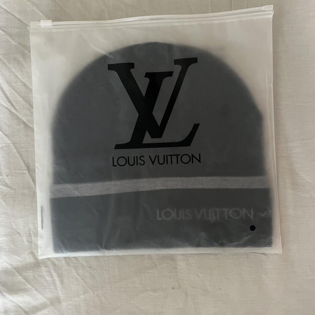 Louis Vuitton Monogram Eclipse Beanie One size Comes... | Depop