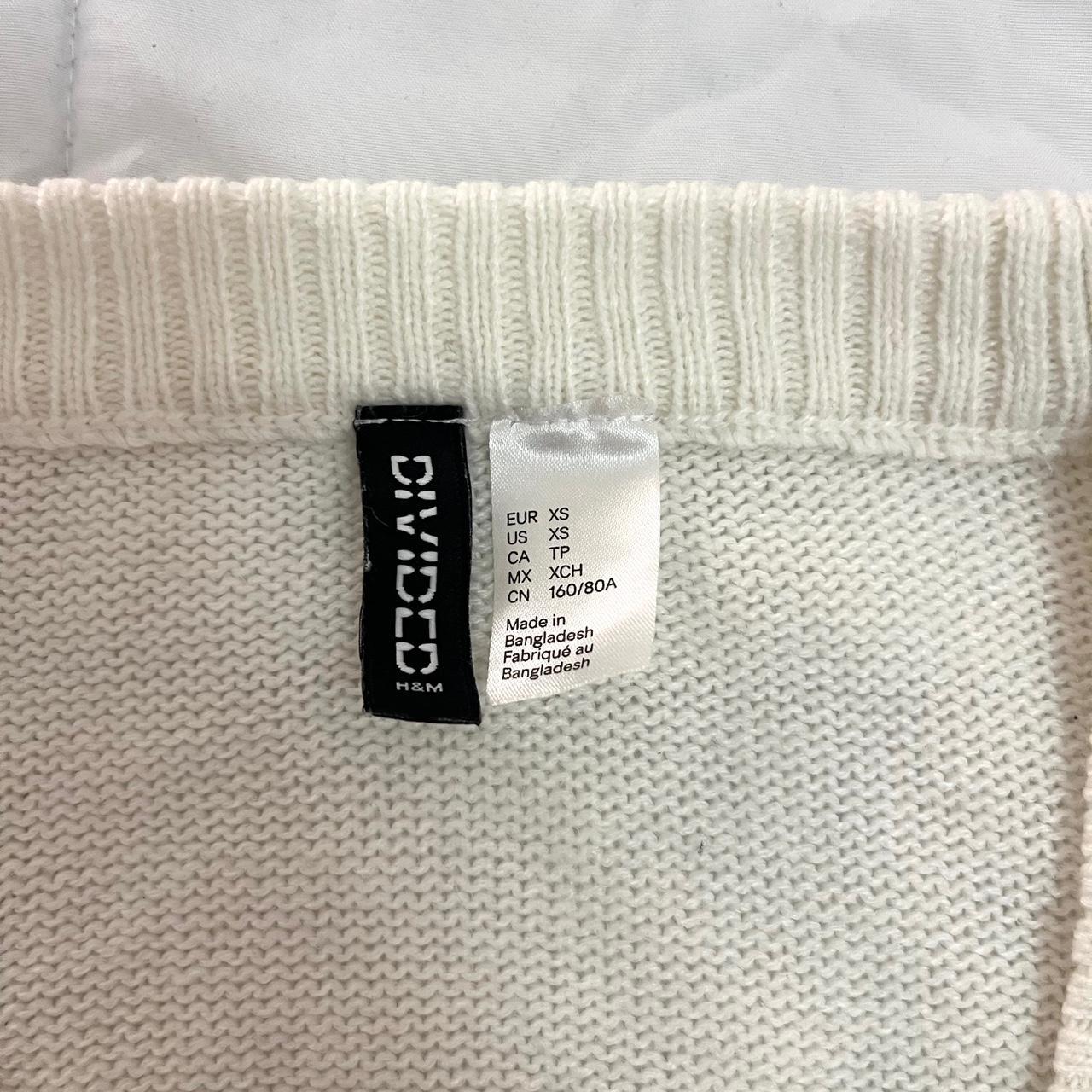 Cream cropped cardigan with buttons **open to... | Depop