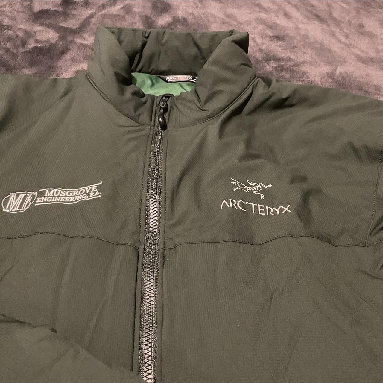 Green Arc’teryx insulated Atom LT Jacket with... - Depop