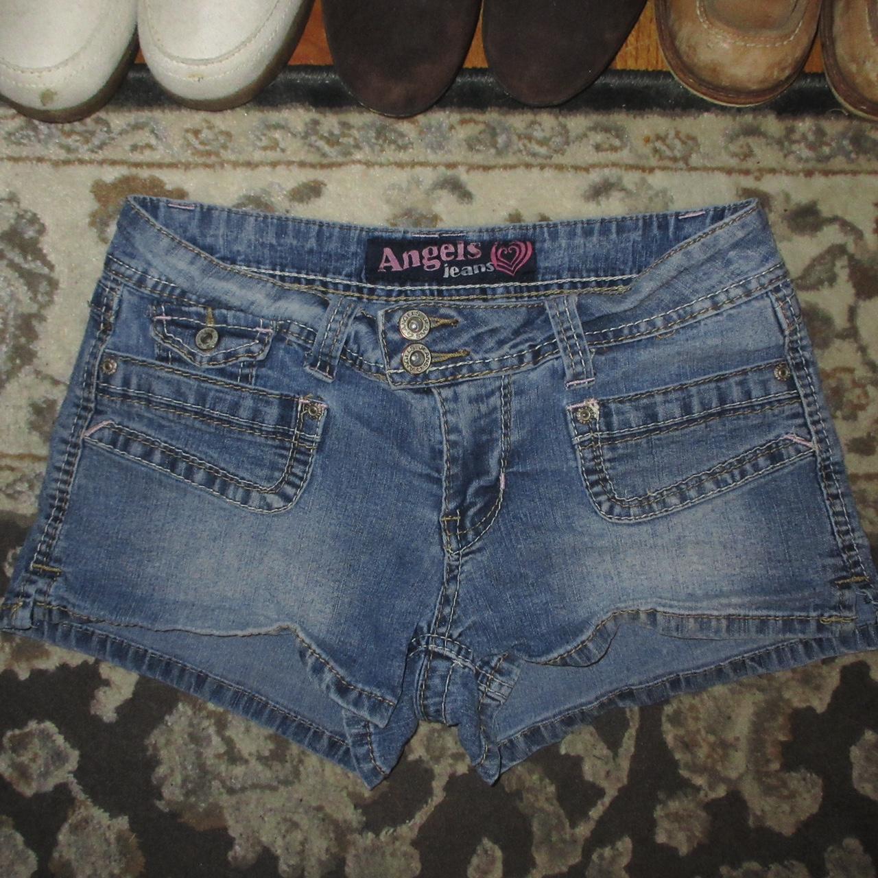 angel jeans low/mid rise shorts | Depop